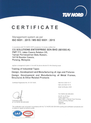 QMS-2020 - CG Solutions Enterprise Sdn Bhd